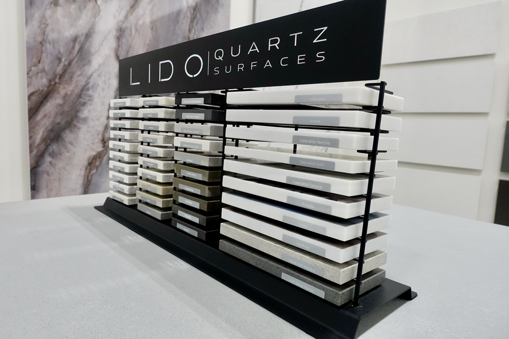 LIDO QUARTZ | SAMPLE DISPLAY RACK – Bordignon Stone